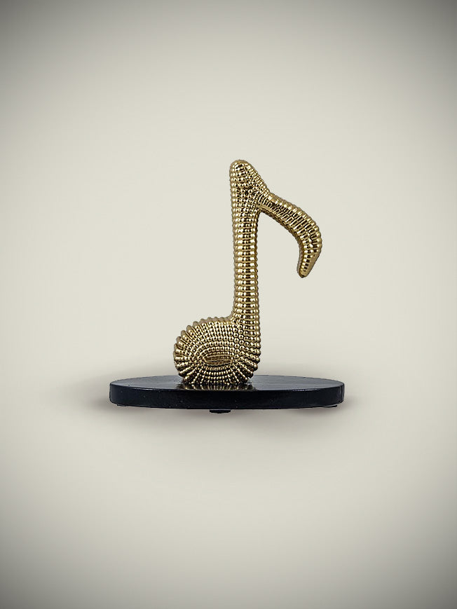 Buy a Gold 'Eighth Note' Decorative Figure on a Base | Tartan & Zebra