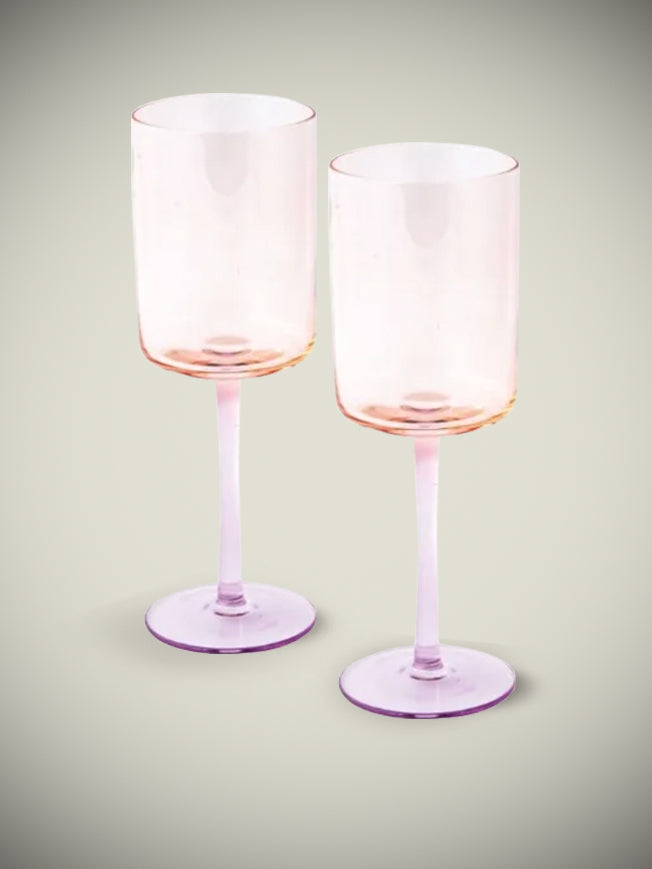 Comprar Juego de 2 Copas de Vino de Colores 'Rainbow' | Tartan & Zebra