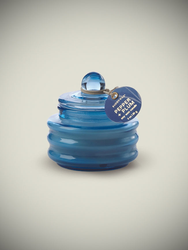 Comprar Velas Beam 'Pepper & Plum' Cristal Azul | Tartan & Zebra