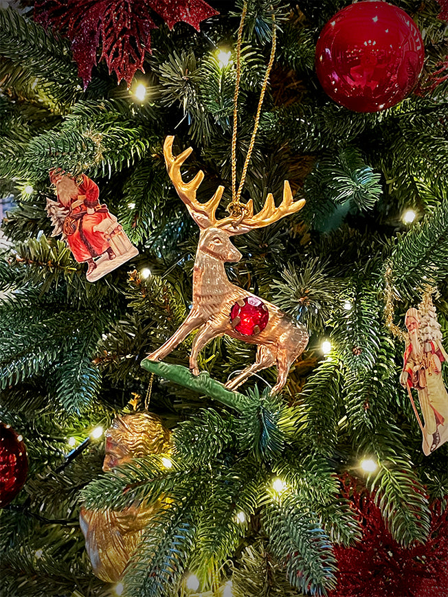 Decoración 'Ciervo y Diamante' - Decoraciones Navideñas Originales ...